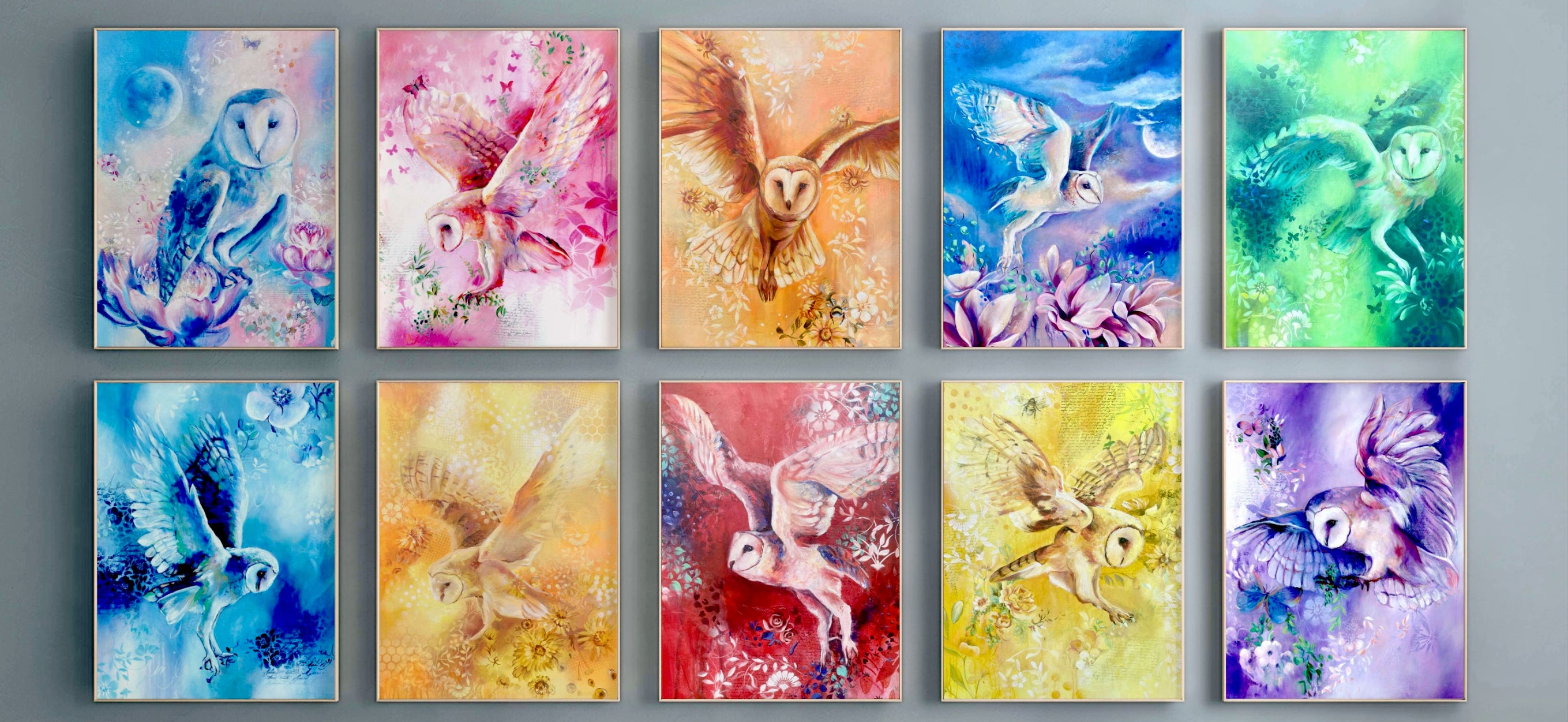 Enchanted Owls Collection – Katie Jarman Artist
